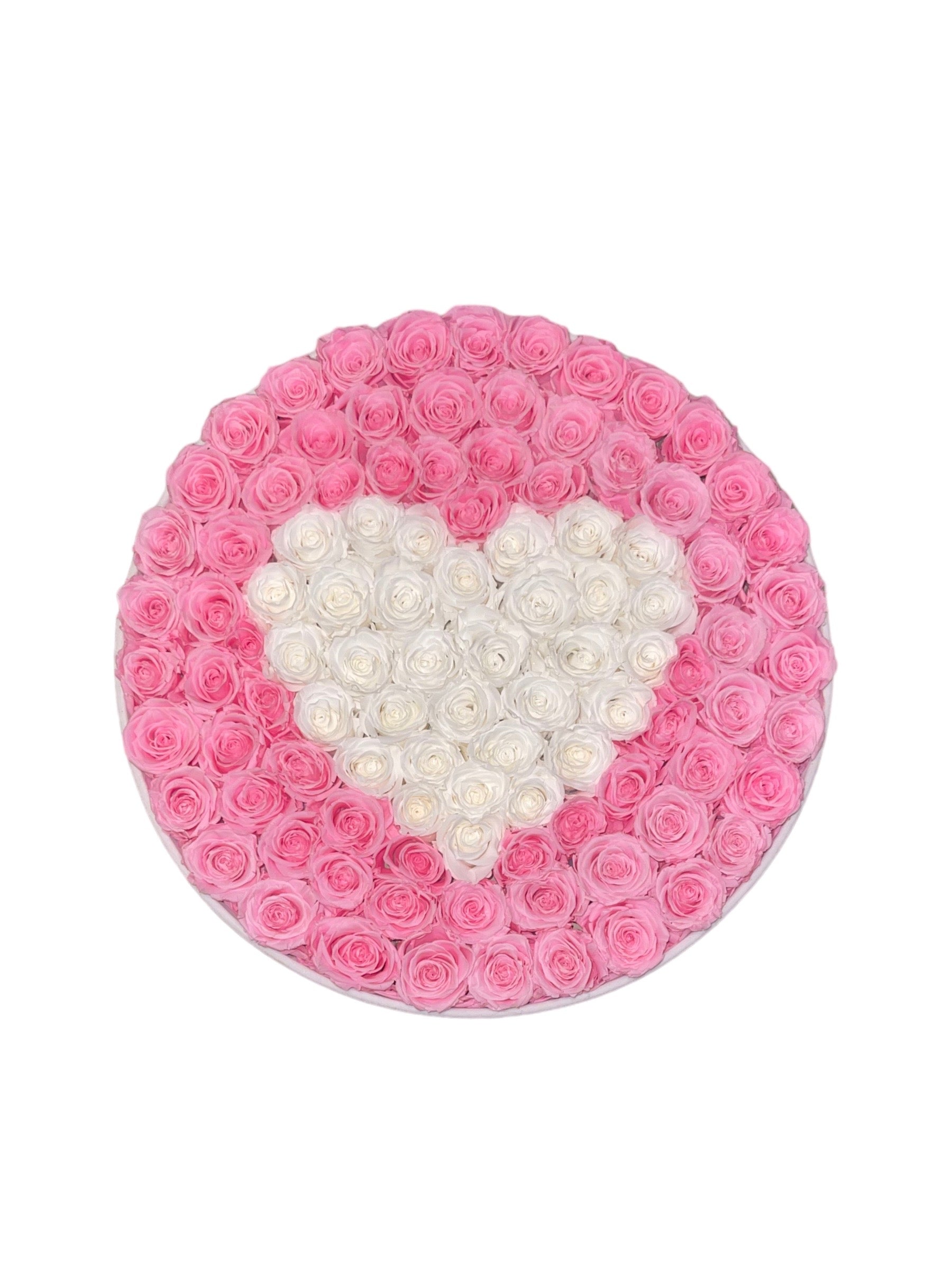 110 ROUND ROSE BOX – I Love Roses