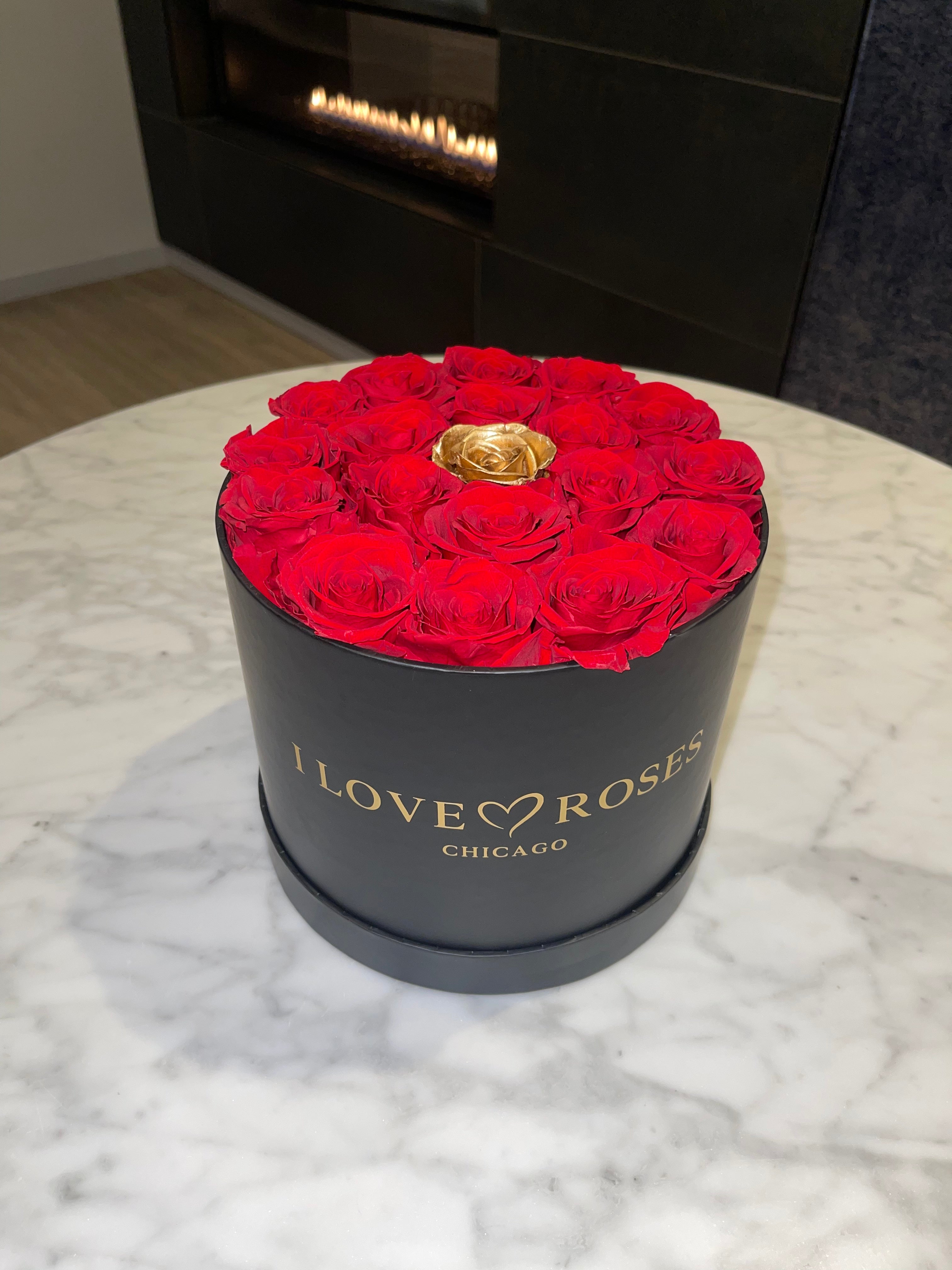 19 ROSE BOX – I Love Roses